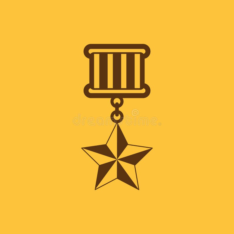 The Medal Icon. Honor Symbol Stock Illustration - Illustration of ...