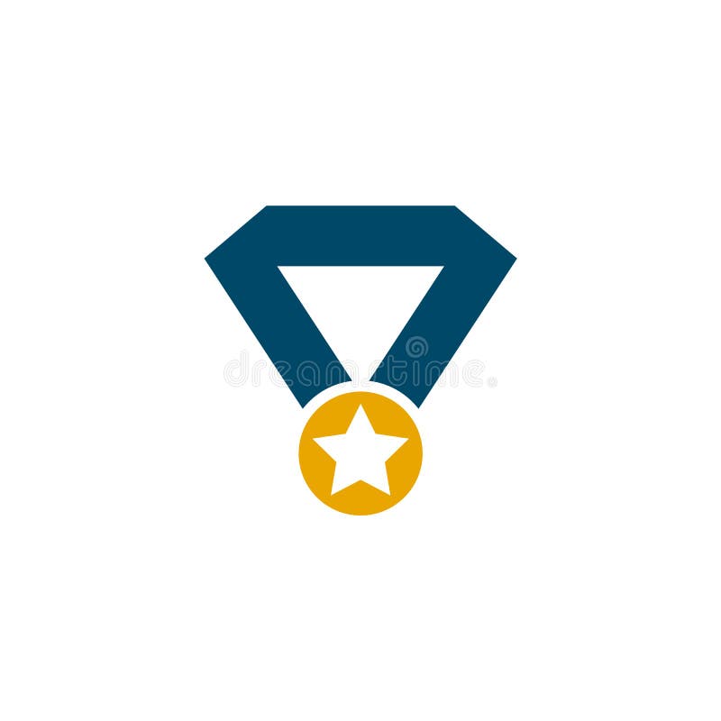 Medal Icon Logo Design Vector Template Stock Vector - Illustration of ...