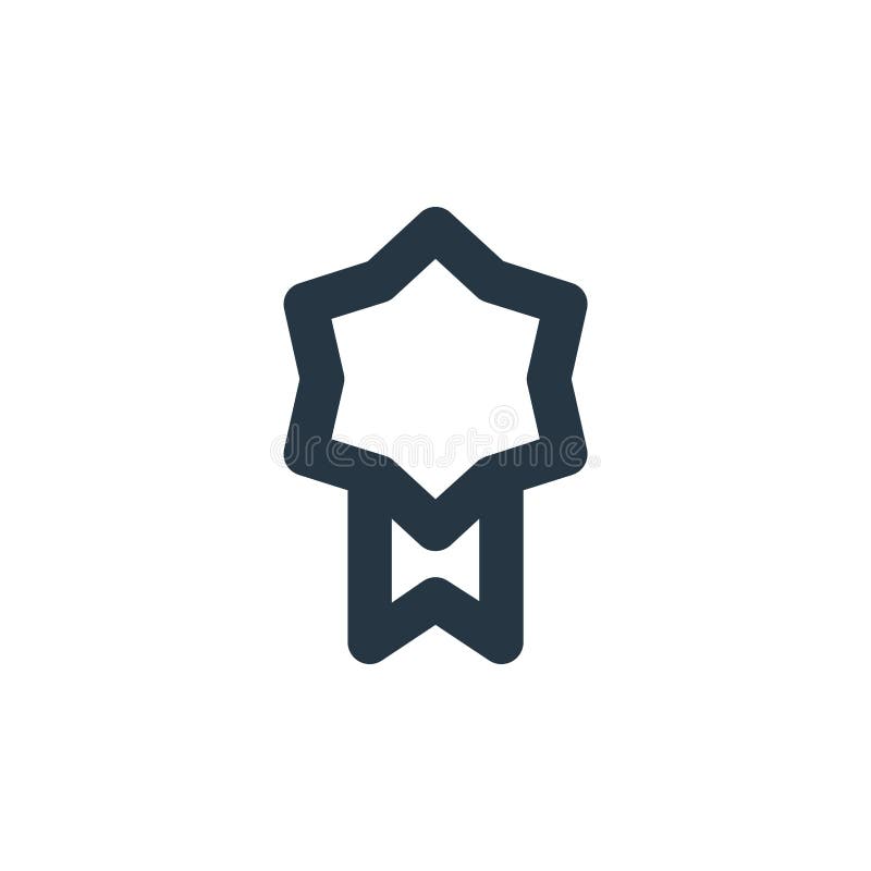 Medal Icon Vector from Essentials Ui Concept. Thin Line Illustration of ...