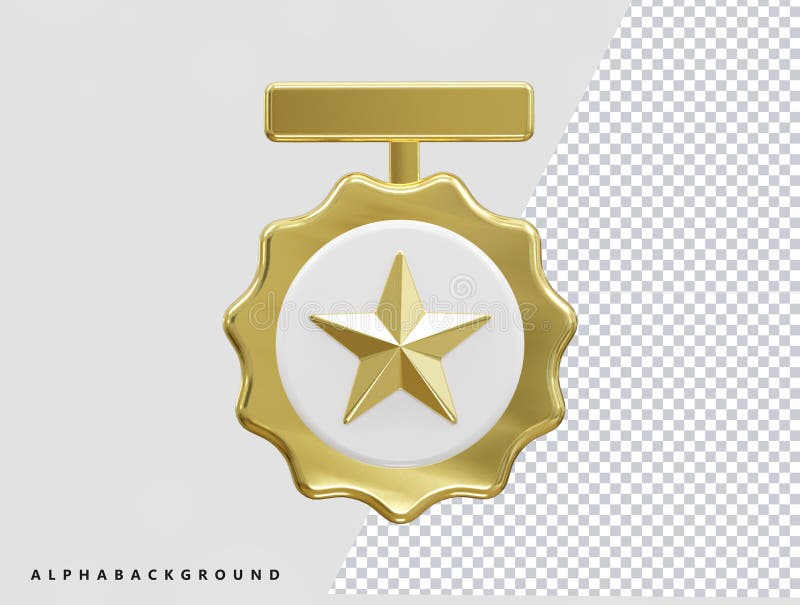 Medal Icon Vector Illustration Element 3d Rendering Transparent Eps ...