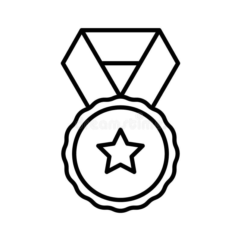 Medal Icon Vector Symbol Design Templates Stock Illustrations – 374 ...