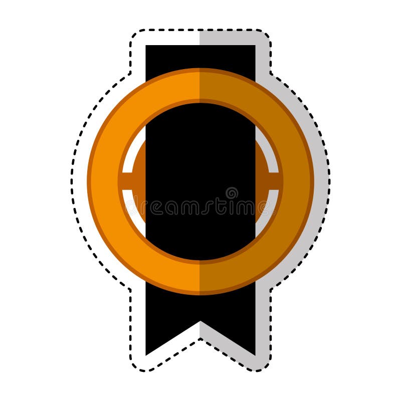 Medal price award icon stock vector. Illustration of symbol - 86703450