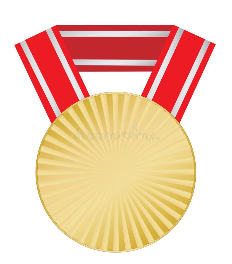 Medal ribbon frame stock vector. Illustration of crown - 36636759