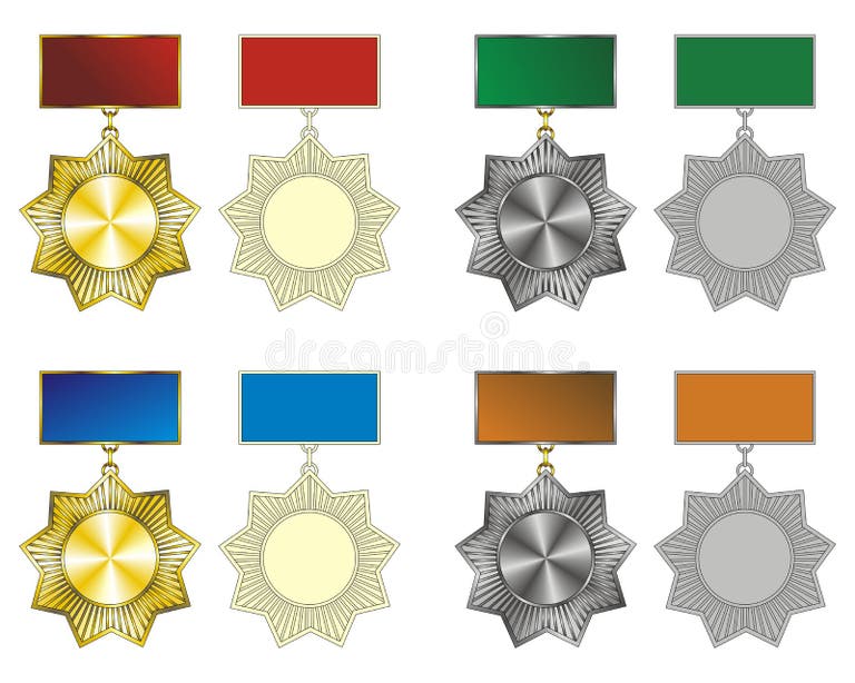 Medal Format Stock Illustrations – 3,228 Medal Format Stock ...