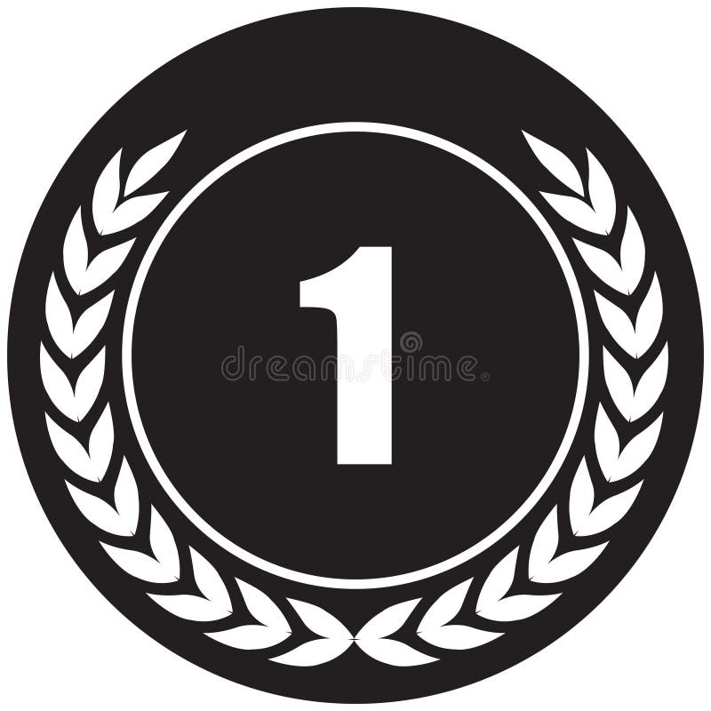 Medal Vector, 1st Award Black, 1st Prize, Challenge Award, Medal Award ...