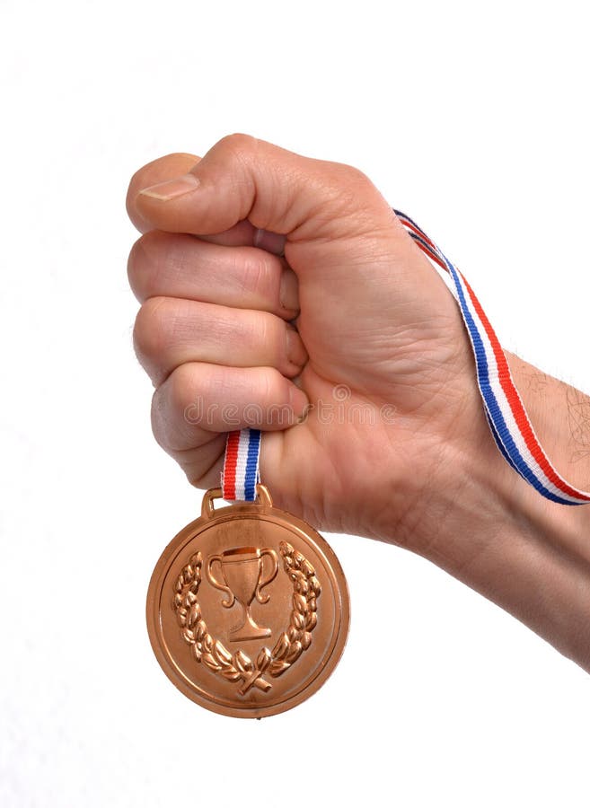 Medal winner. stock image. Image of competition, medal - 49838201