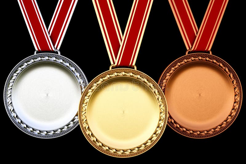Medalha foto de stock. Imagem de vermelho, sinal, esportes - 38189552