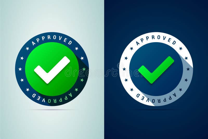 Aprovada Ilustrações, Vetores E Clipart De Stock – (3,321 Stock ...