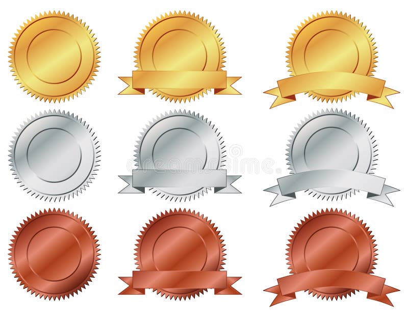 Medaljer Stock Illustrationer, Vektorer, & Clipart – (9,081 Stock ...