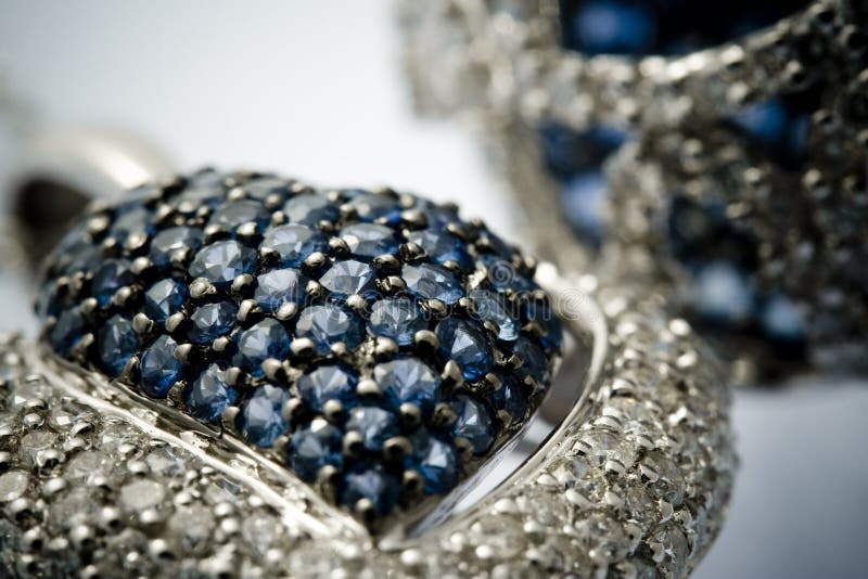 Medalla Azul De La Joya Del Topaz. Imagen de archivo - Imagen de ...