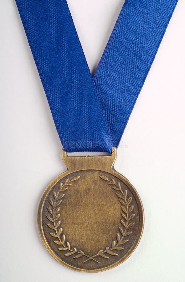 Medalla de oro imagen de archivo. Imagen de primero, blanco - 17899135