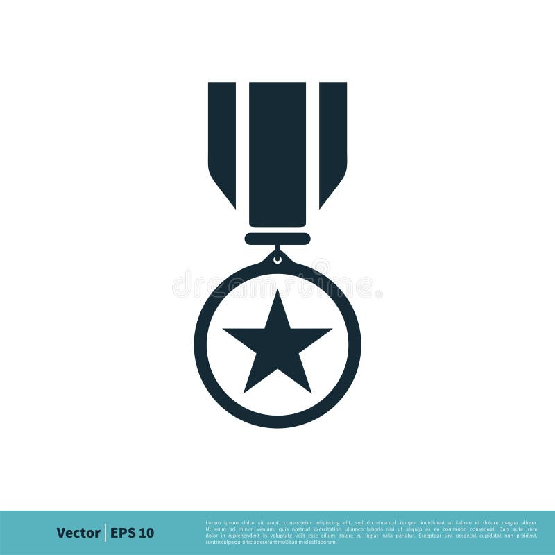 Medallion Icon Vector Logo Template Illustration Design. Vector EPS 10 ...