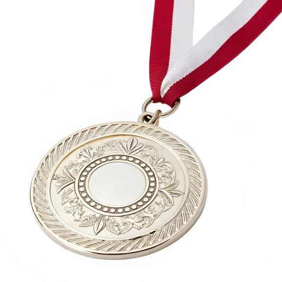 Medallion Isolated on White Background Stock Illustration ...