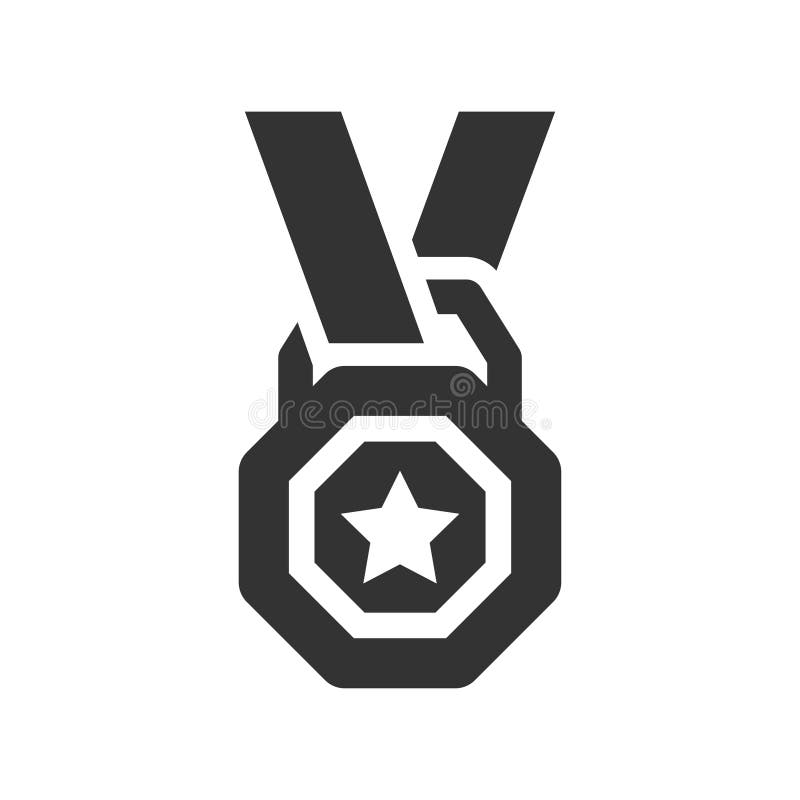 Medals achievement icon stock illustration. Illustration of icon ...