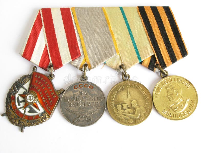 World War II Medals stock image. Image of memory, history - 3254907