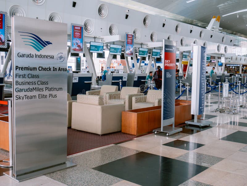 Sky Priority Check-in Area by Skyteam in Airport Editorial Image ...