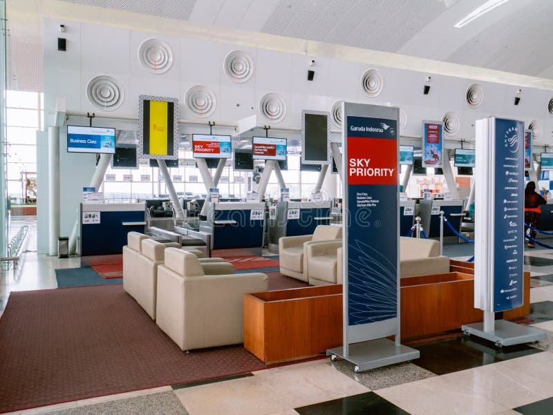 Sky Priority Check-in Counter by Skyteam in Airport Editorial ...