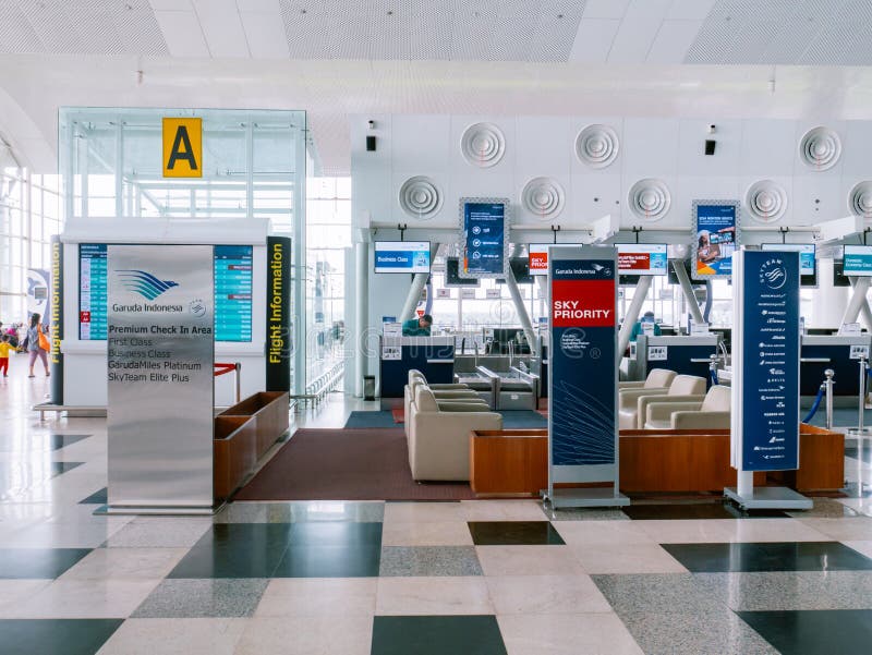 Sky Priority Lounge Area by Skyteam in Front of Check-in Counter ...