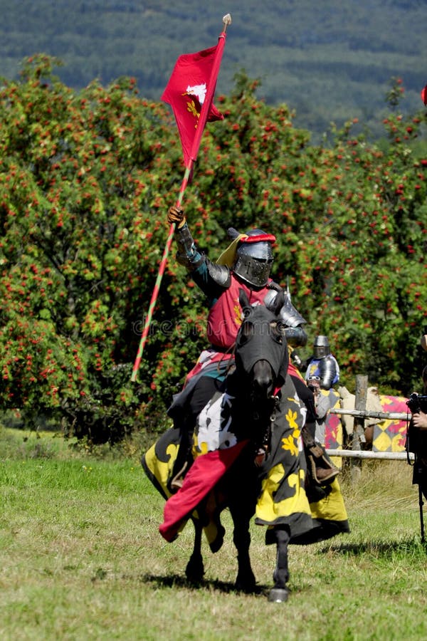 Mediaeval riddare arkivfoto. Bild av medeltida, mörkt - 6273172