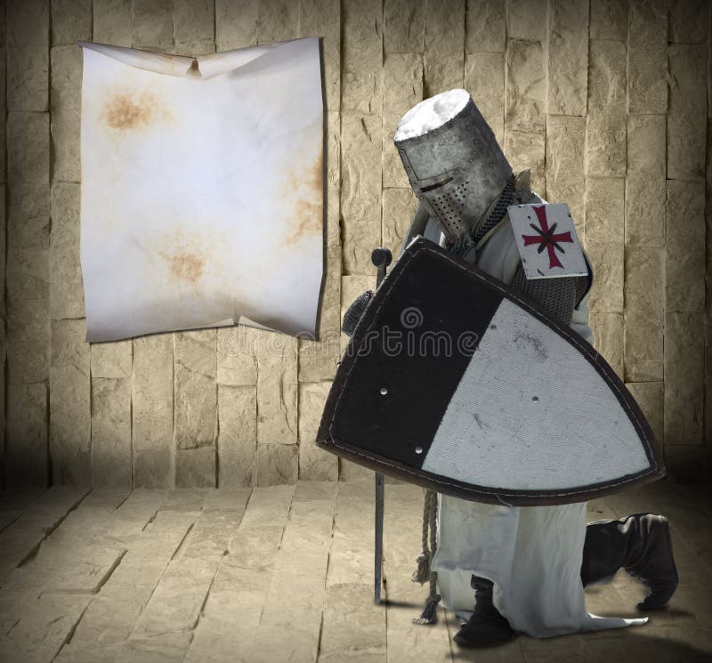 Medeltida riddare arkivfoto. Bild av hjälm, reflexion - 37774388