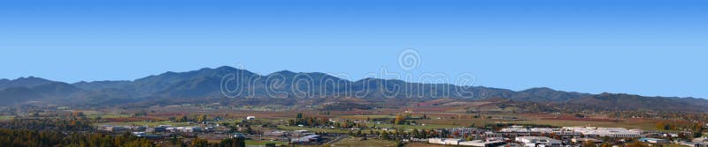 Medford Oregon Panorama stock image. Image of autumn, western - 4601121