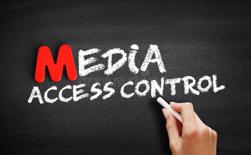 Access Control Word Cloud with Marker, Technology Concept Background ...