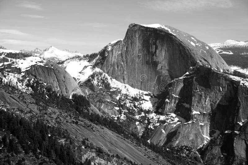 Media Bóveda En El Invierno Foto de archivo - Imagen de yosemite ...