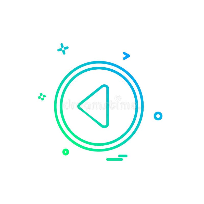 Media Button Icon Design Vector Stock Vector - Illustration of play ...