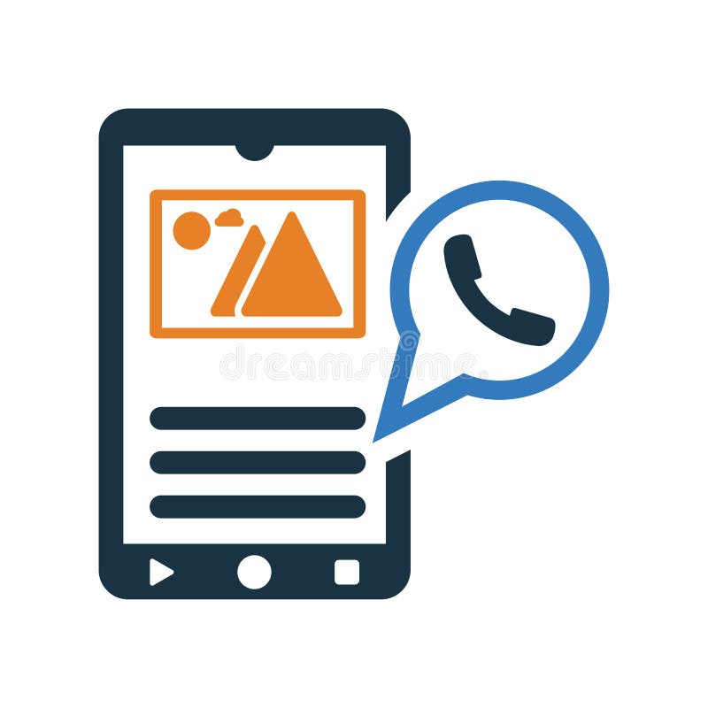 Media, Chat, Gallery Icon. Editable Vector Logo Stock Illustration ...