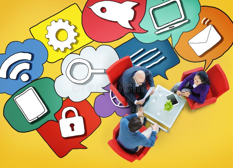 Media Communication Technology Latest Modern Concept Stock Image ...