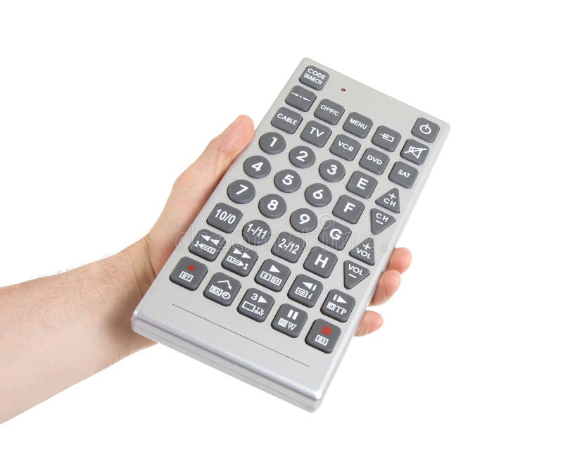 Media Conceptual Image - Unusual Large Remote Control Stock Image ...