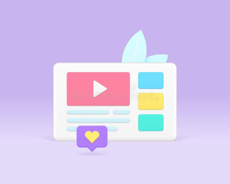 Media Content Internet Browser Video Player Web Entertainment Social ...