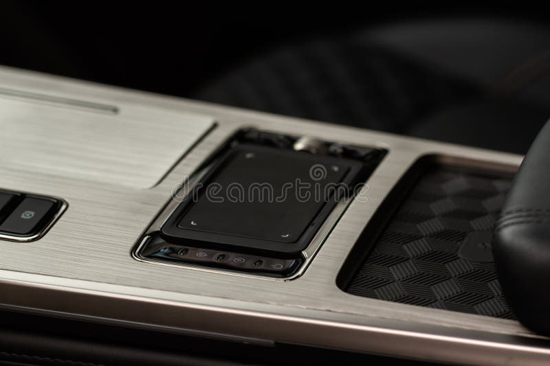 Media Buttons of Modern Car Stock Image - Image of modern, switch ...