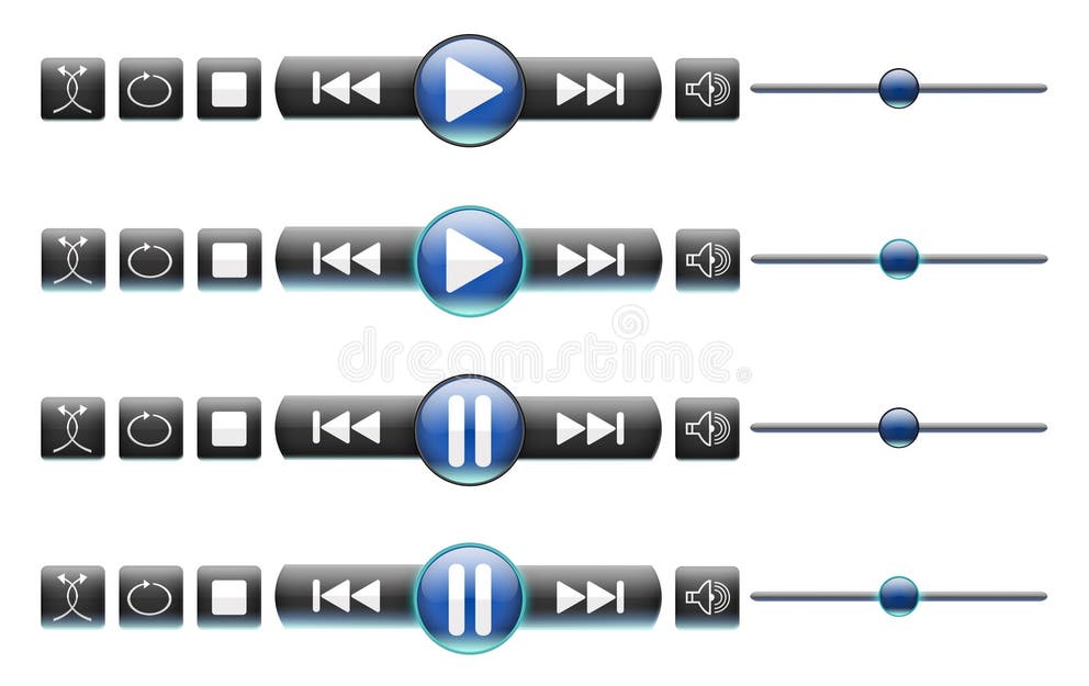 Record Player Controls Stock Illustrations – 267 Record Player Controls ...