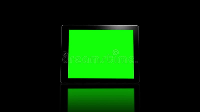 Media Device Screens Showing Green Screen Stock Footage - Video of ...