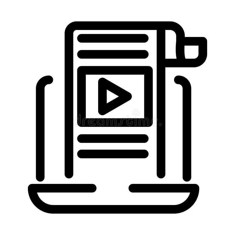 Media Fill Vector Icon Which Can Easily Modify or Edit Stock Vector ...