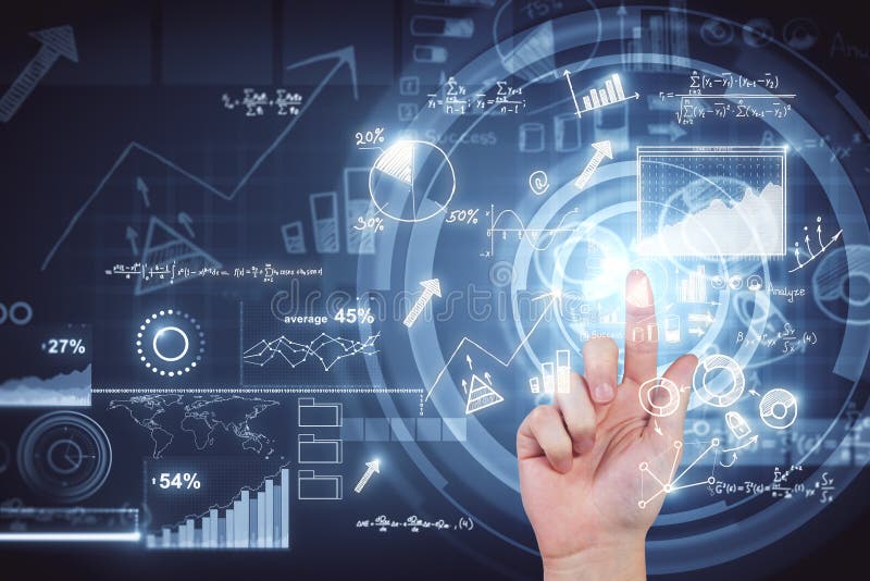 Media and future concept stock illustration. Illustration of abstract ...