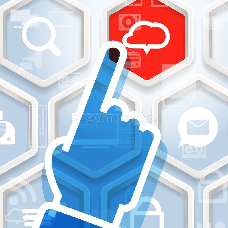 Media Icons. Make Selection Stock Vector - Illustration of information ...