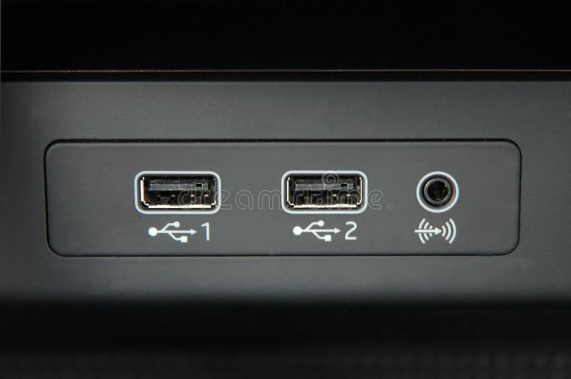 Media Interface in the car stock photo. Image of connecting - 87253474