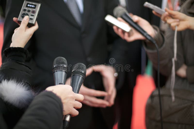 Media interview stock image. Image of reporter, medium - 28225311