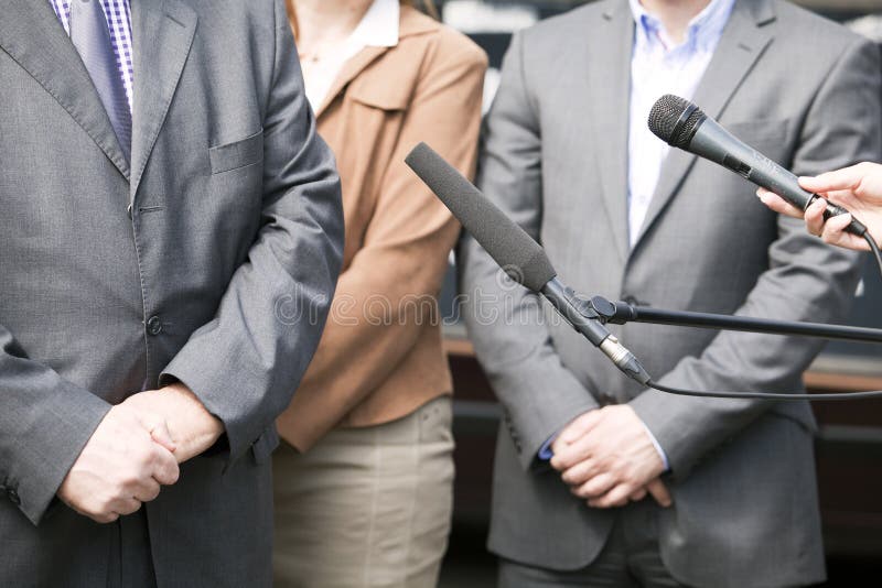 Media interview stock image. Image of equipment, journalist - 28997295