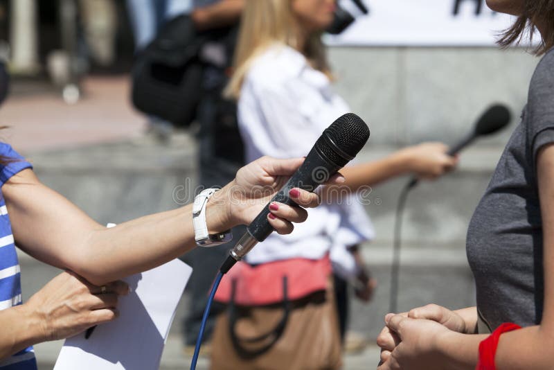 Media interview stock photo. Image of interview, sound - 32013846