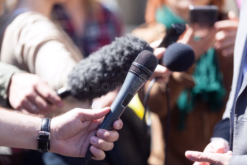 Media interview stock image. Image of hand, sound, broadcasting - 22179935
