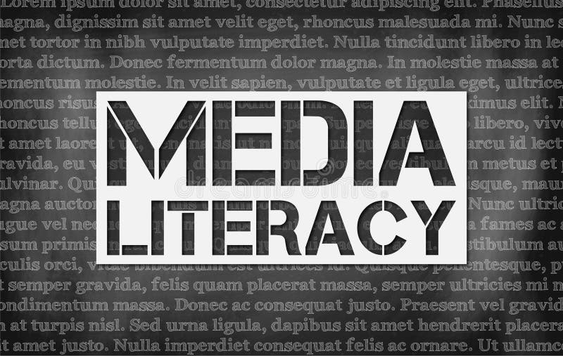 Media literacy stock illustration. Illustration of critical - 172816339