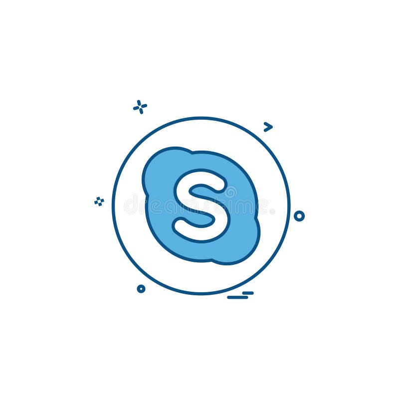 Skype Icon logo editorial stock photo. Illustration of graphics - 223937648