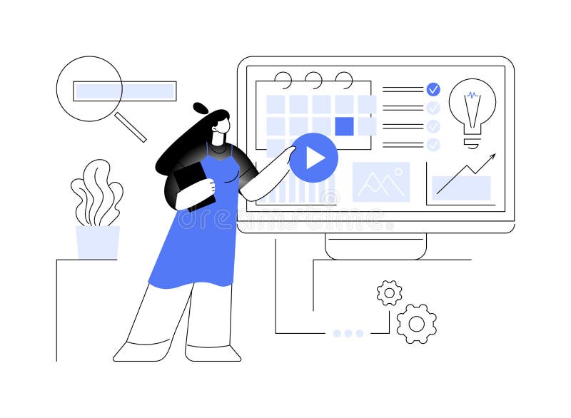 Media Planning Abstract Concept Vector Illustration. Stock Vector ...