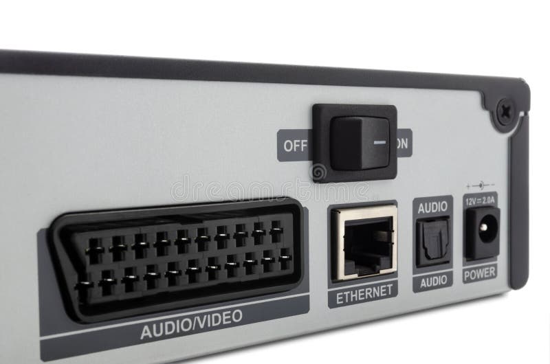Multimedia Receiver Back Panel Stock Photos - Free & Royalty-Free Stock ...