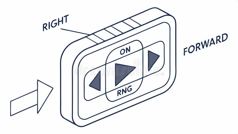 Media Player Controls, Playback and Interface Buttons Vector Design Generative AI Stock ...