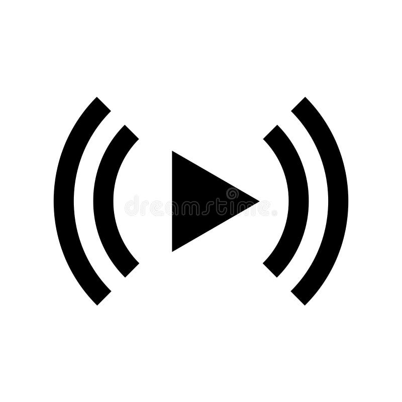 Media player icon stock vector. Illustration of digital - 92193632