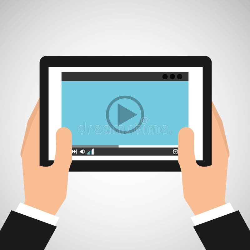 Media Player Interface Design Stock Illustration - Illustration of ...